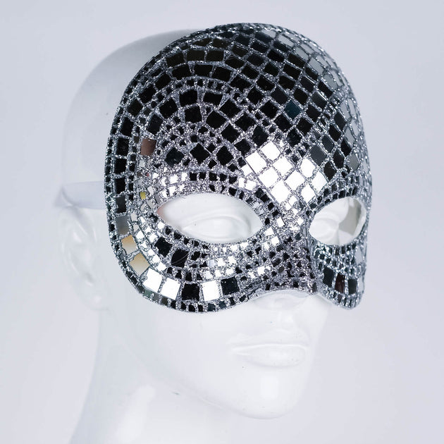 Half Disco Mirror Eye masks – Masquerade Mask Design
