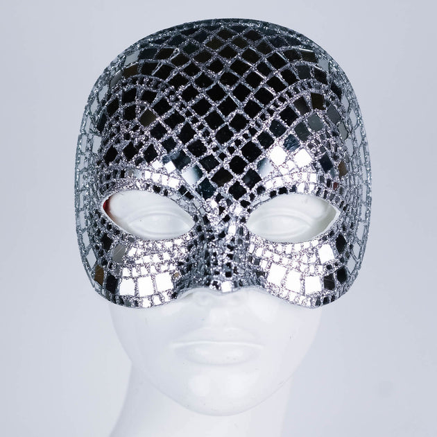 Half Disco Mirror Eye masks – Masquerade Mask Design
