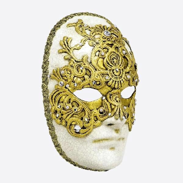 Face Macrame Eyes Wide Shut Mask – Masquerade Mask Design